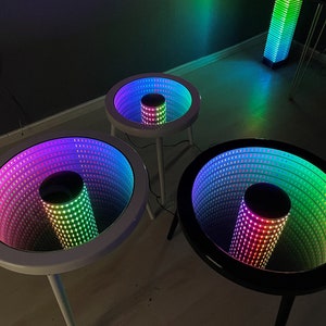 Infinity Mirror Coffee Table, Infinity Effect, Wooden Coffee Table ...