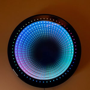 İnfinity Mirror Wall Decor İnfinity Effect LED Light Wall - Etsy