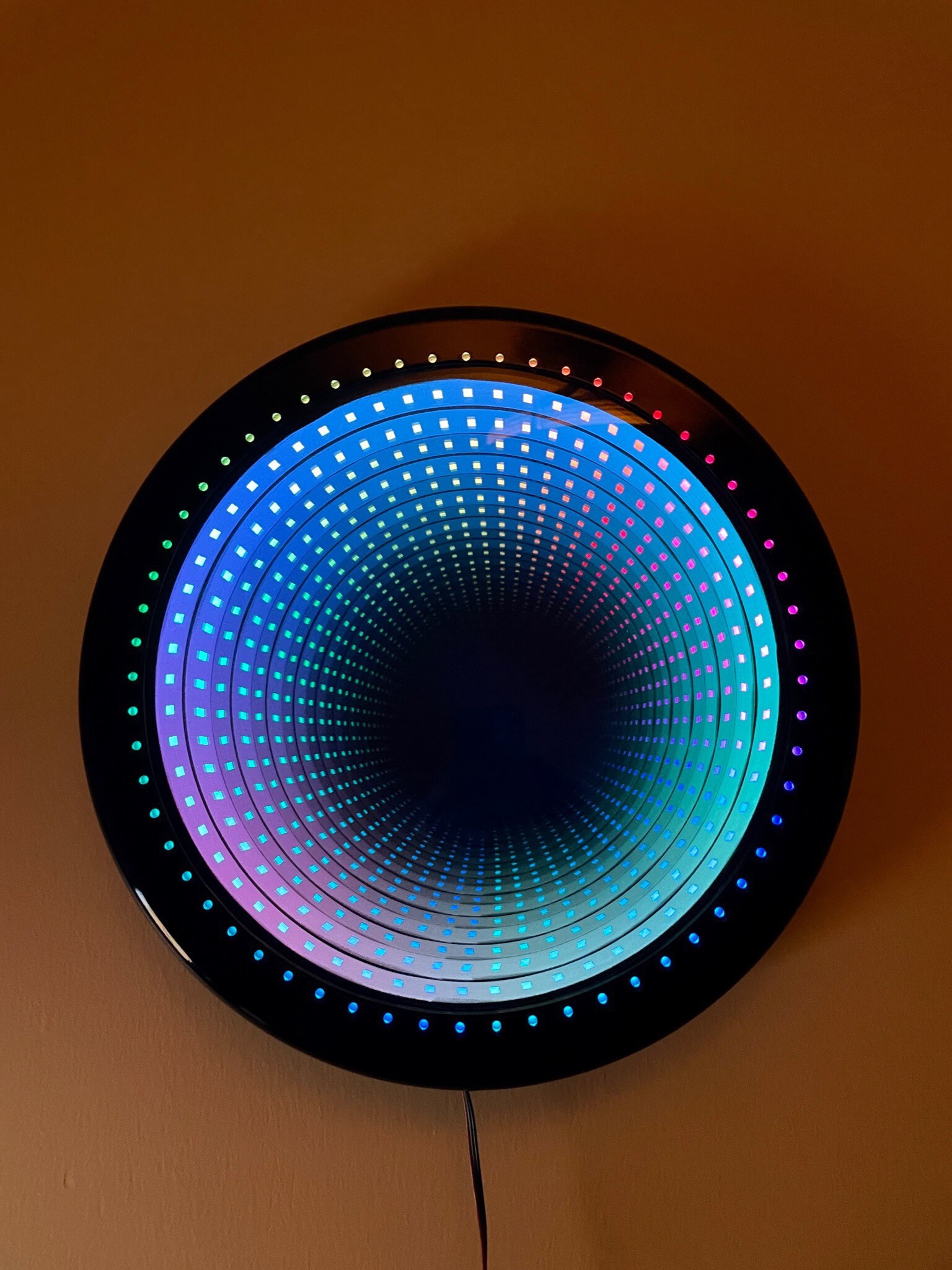 İnfinity Mirror Wall Decor İnfinity Effect LED Light Wall - Etsy UK