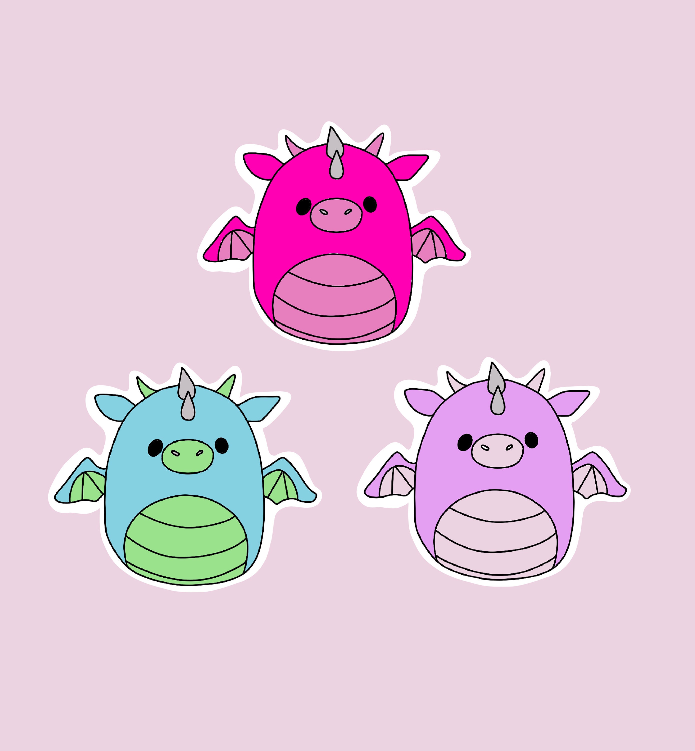 Keith Dragon Squishmallow - Etsy