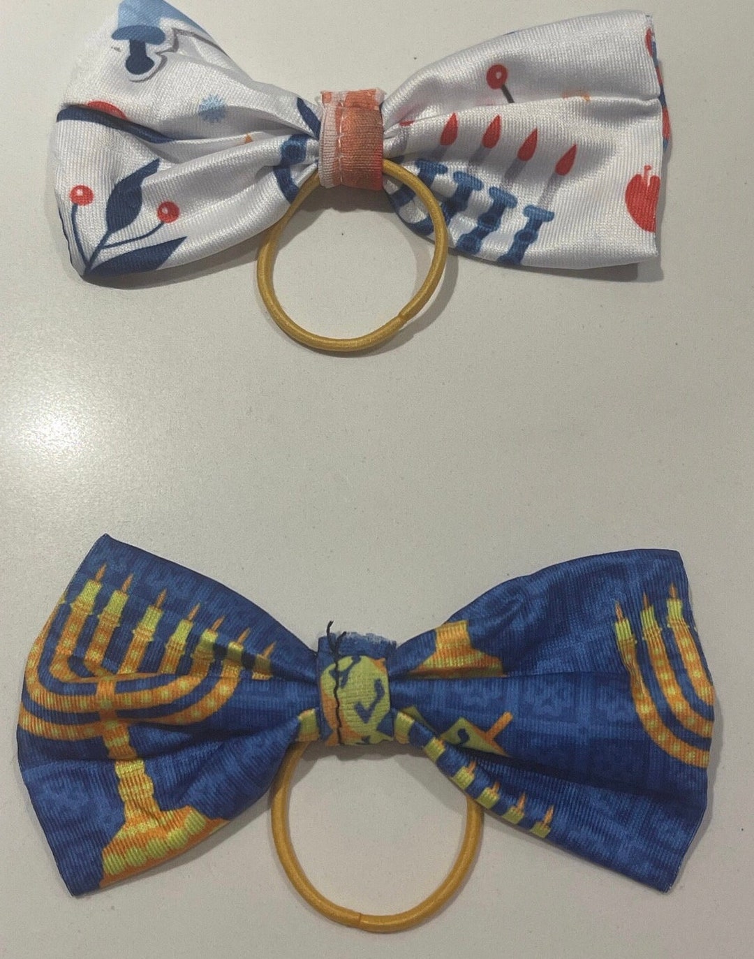 Jewish Holiday Hair Ties / Hair Bows - Etsy