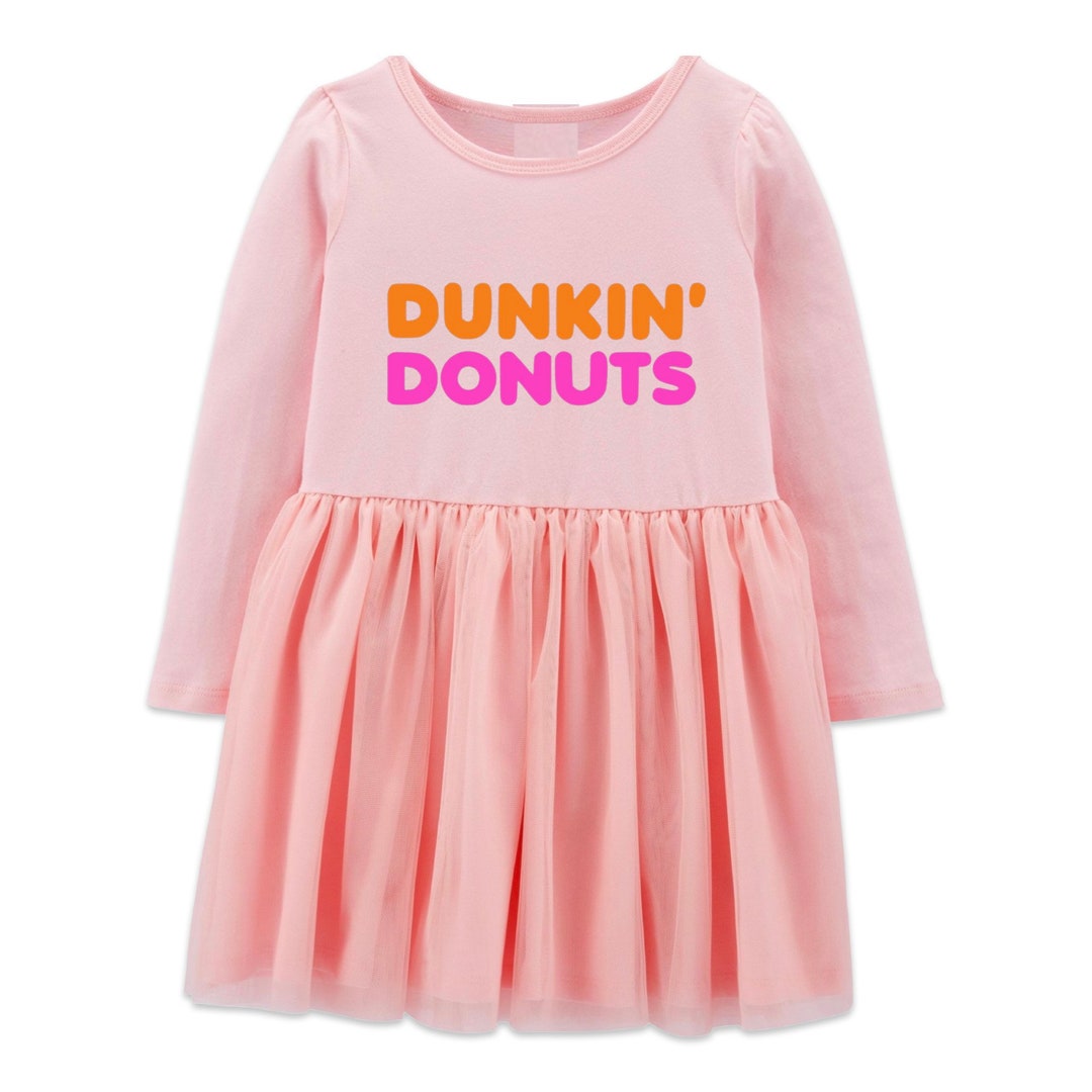 Dunkin Donuts Baby and Little Girl Tutu Dress Skirt Outfit With ...