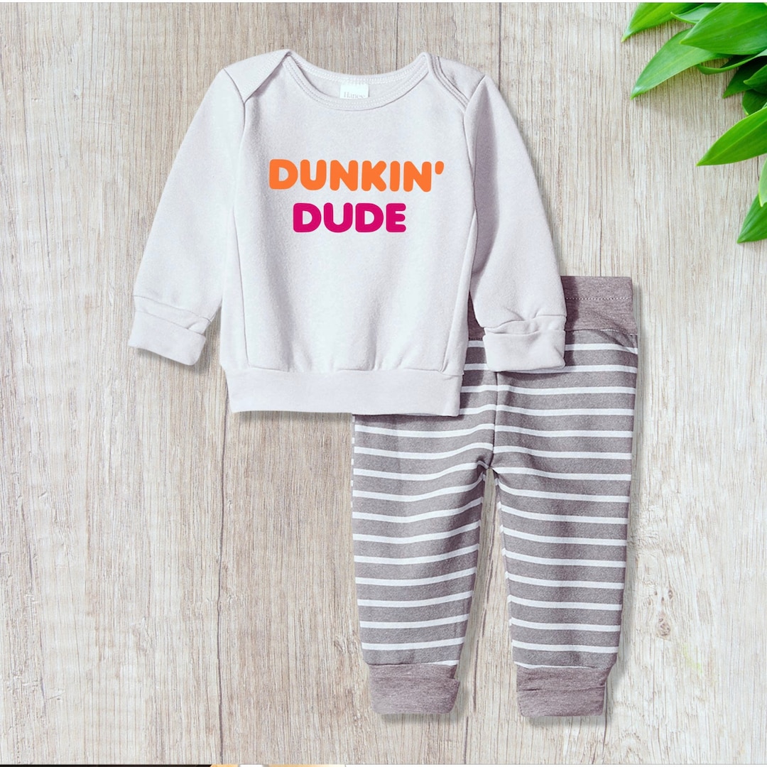 Dunkin Dude / Diva / Munchkin Dunkin Donuts Inspired Baby Jogger Sets ...