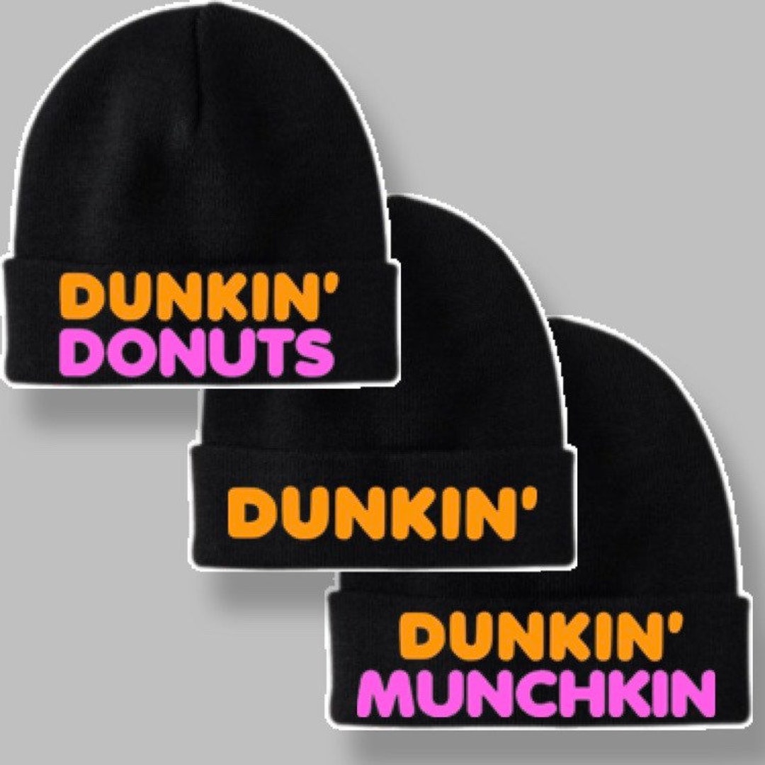 Family Dunkin Donuts Inspired Winter Hats for Adults, Kids, and Baby - Etsy