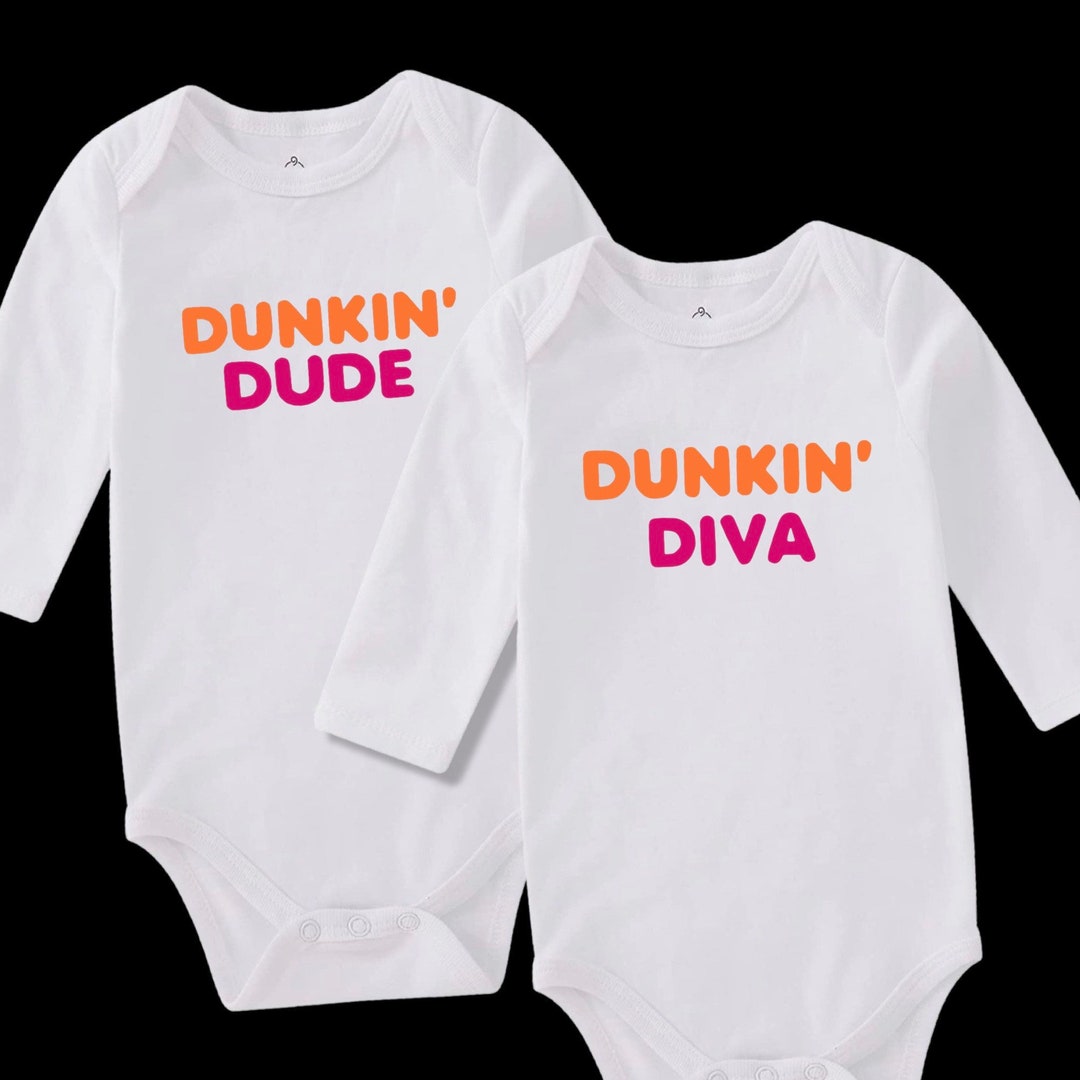 Dunkin Dude / Diva More, Dunkin Donuts Inspired Funny Name Tees and ...