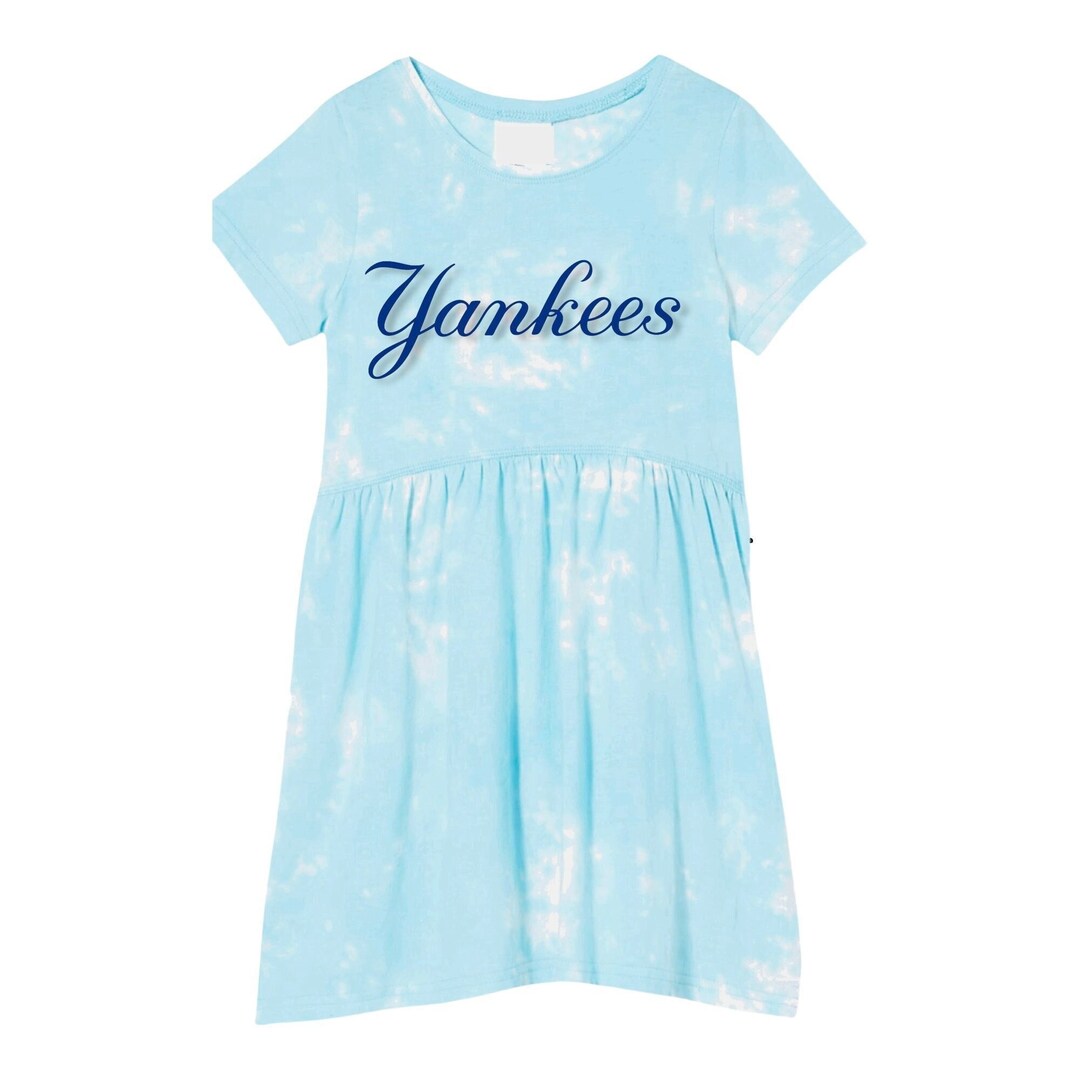 Yankees Girls Tiedye Dress - Etsy