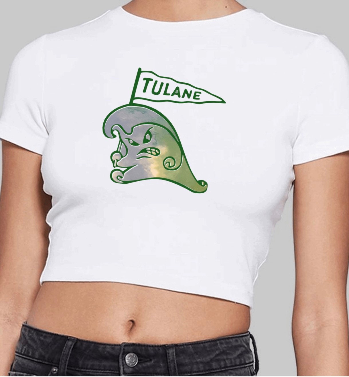 Tulane Green Wave Mascot Tube Top - Etsy