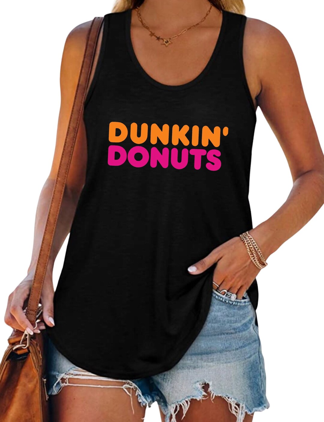 Dunkin Donuts Customized Tanks for Women - Etsy