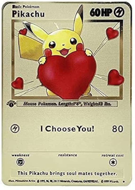 Pokemon I Choose You Valentine