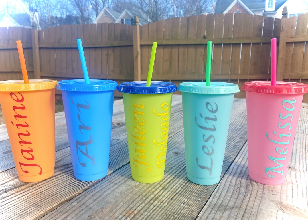 Personalized 24oz Color Changing Cold Cups - Etsy