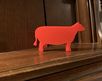 3d Printed Cow - Etsy