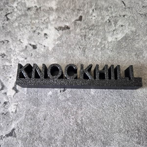 Knockhill Track Wall Art | Circuit With Track Name | Perfect for ...