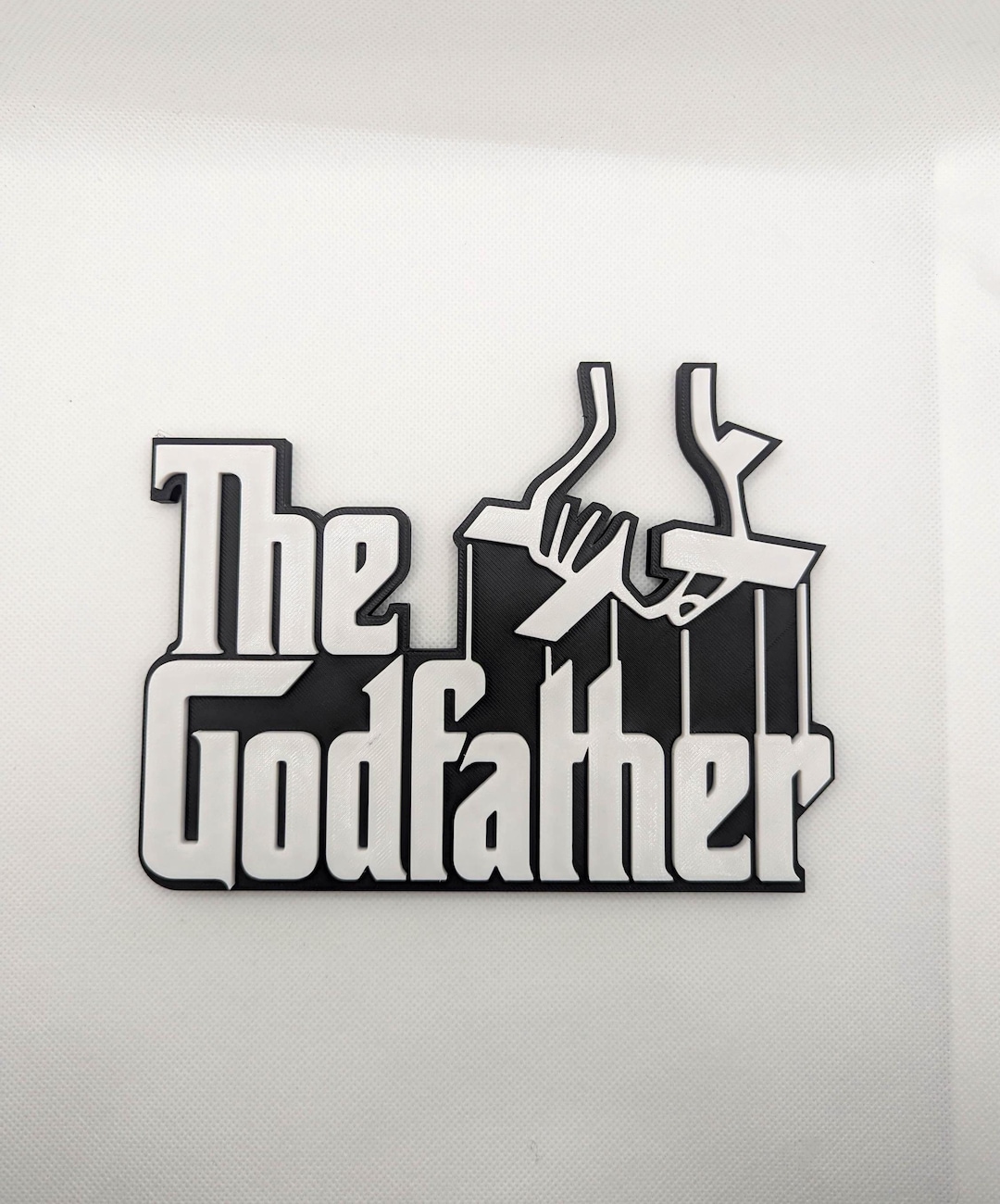 The Godfather Movie Logo 70s Crime 3D Printed | Display Collectible ...