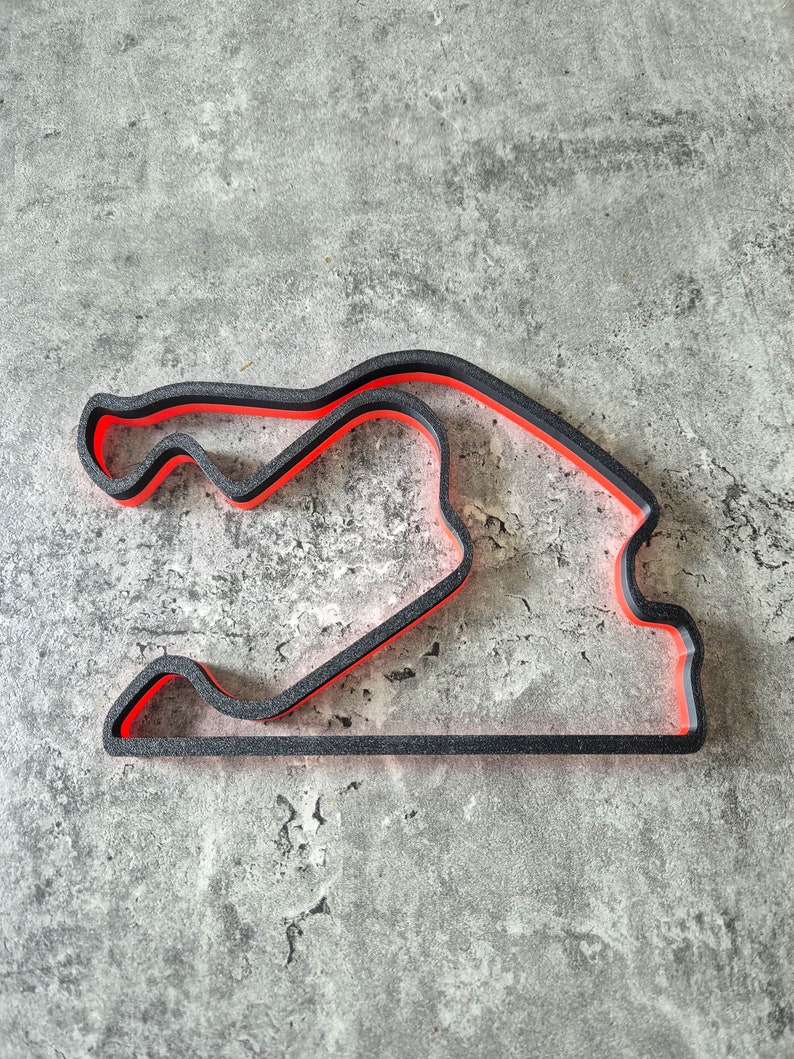 F1 2025 Grand Prix Track | Wall Art for Racing Fans | F1 Gifts | 3D ...