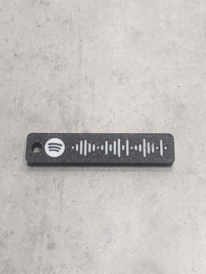 Custom Spotify QR Code Keychain | Personalised Music Gift - Etsy