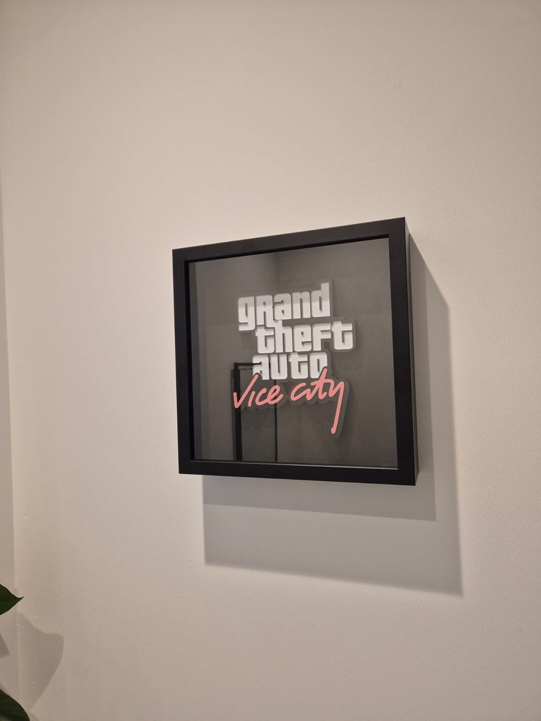 Grand Theft Auto: Vice City Display Frame Retro Video Game Wall Art ...