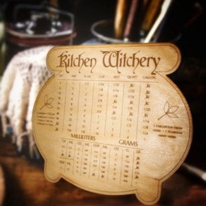 Kitchen Witch Conversion Chart - Etsy