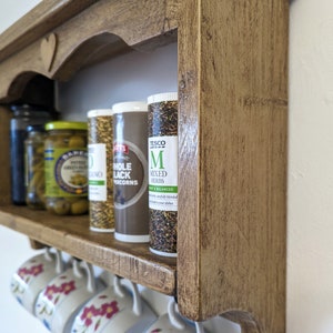 Two Tier Kitchen Cup Holder Shelf Colour Options and Sizes - Etsy