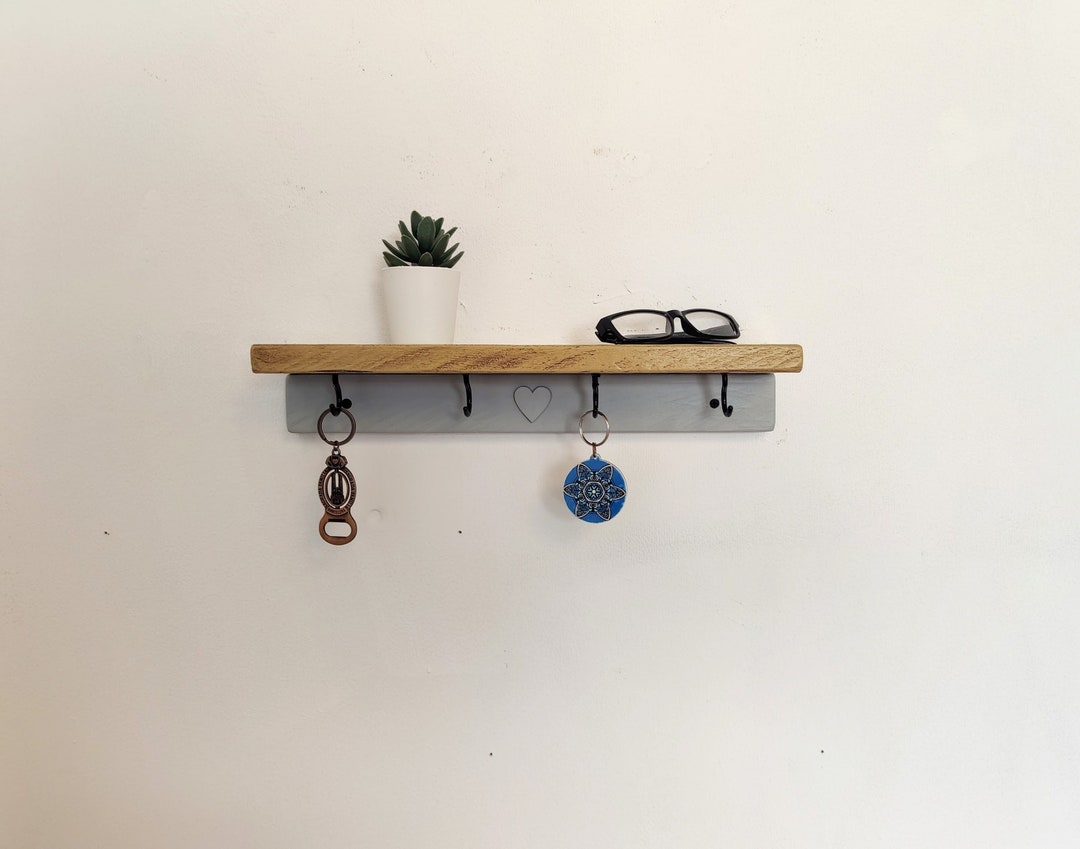 Rustic Hallway Key Holder for Hallway / Entranceway / Kitchen / Bedroom ...