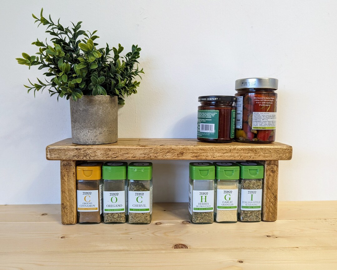 Worktop Raised Shelf - Colour Options and Sizes - Etsy UK