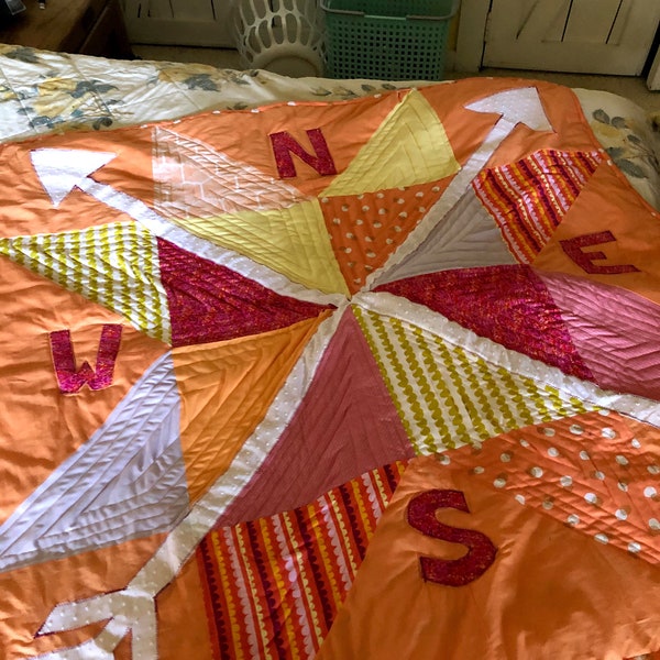 Compass Rose Quilt - Etsy