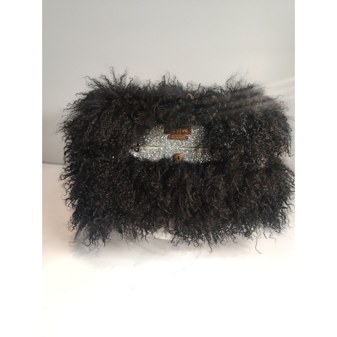 Upcycled Vintage Samsonite Mongolian Fur Makeup Case W Metal Elephant ...