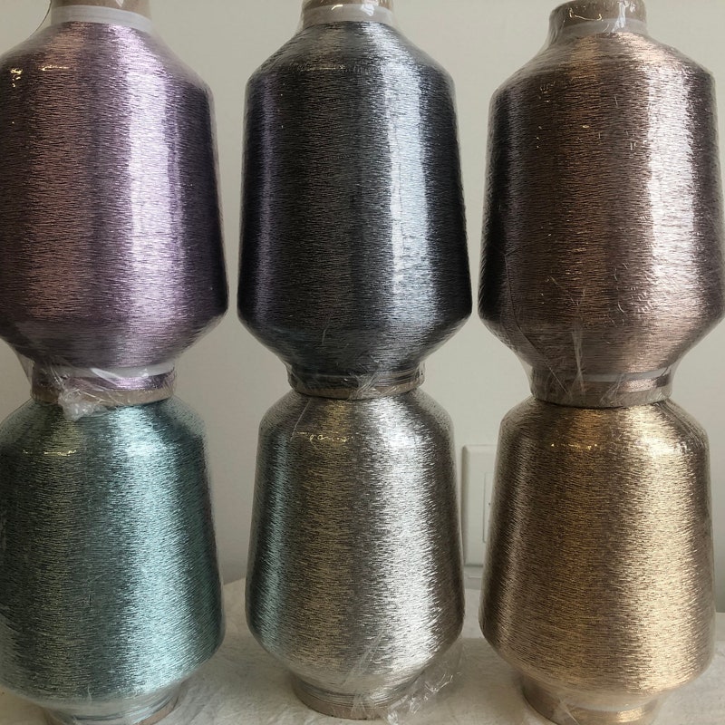 Metallic Yarn - Etsy