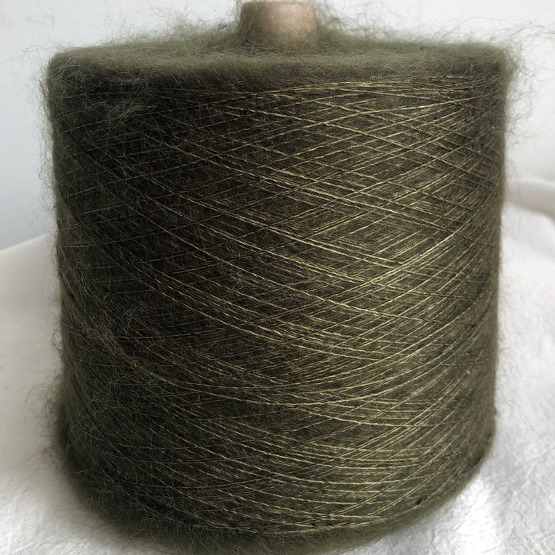 Lace Yarn Olive Green - Etsy