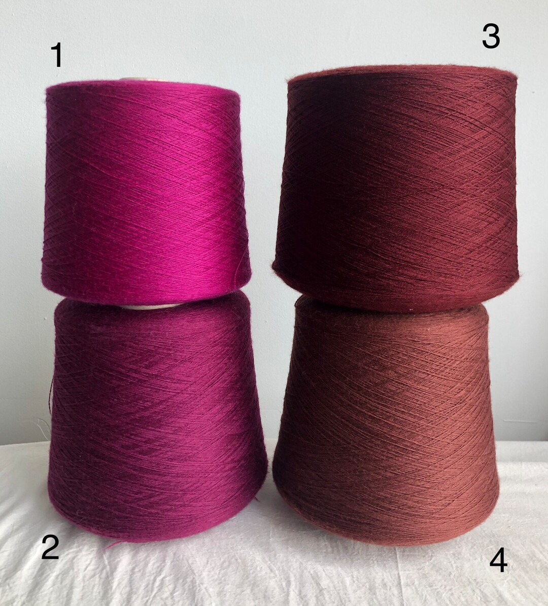 100% Extra Fine Merino, Highest Quality Italian Yarn on Cone, Super ...