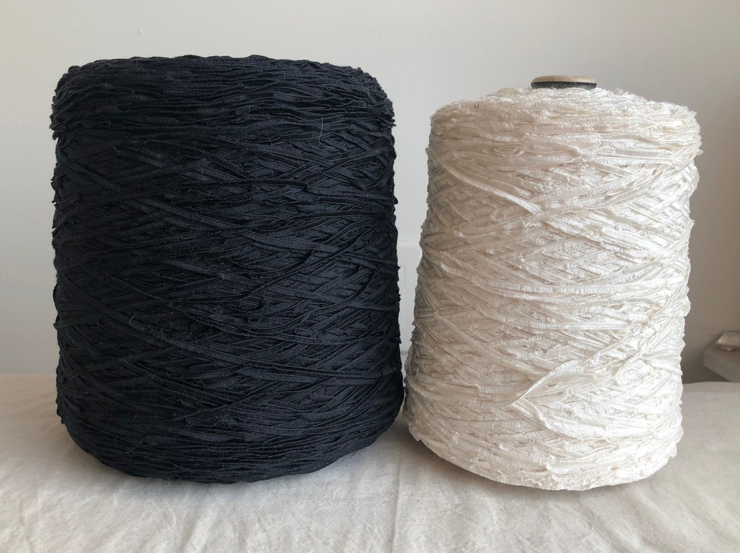 100% Spun Silk Spiral Tape Yarn, Japanese Yarn From Hasegawa, Machine ...