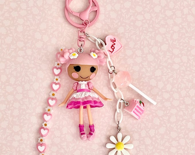 Cute Miniature Lalaloopsy - Bag Charm - Keychain Keyring Gift Idea ...