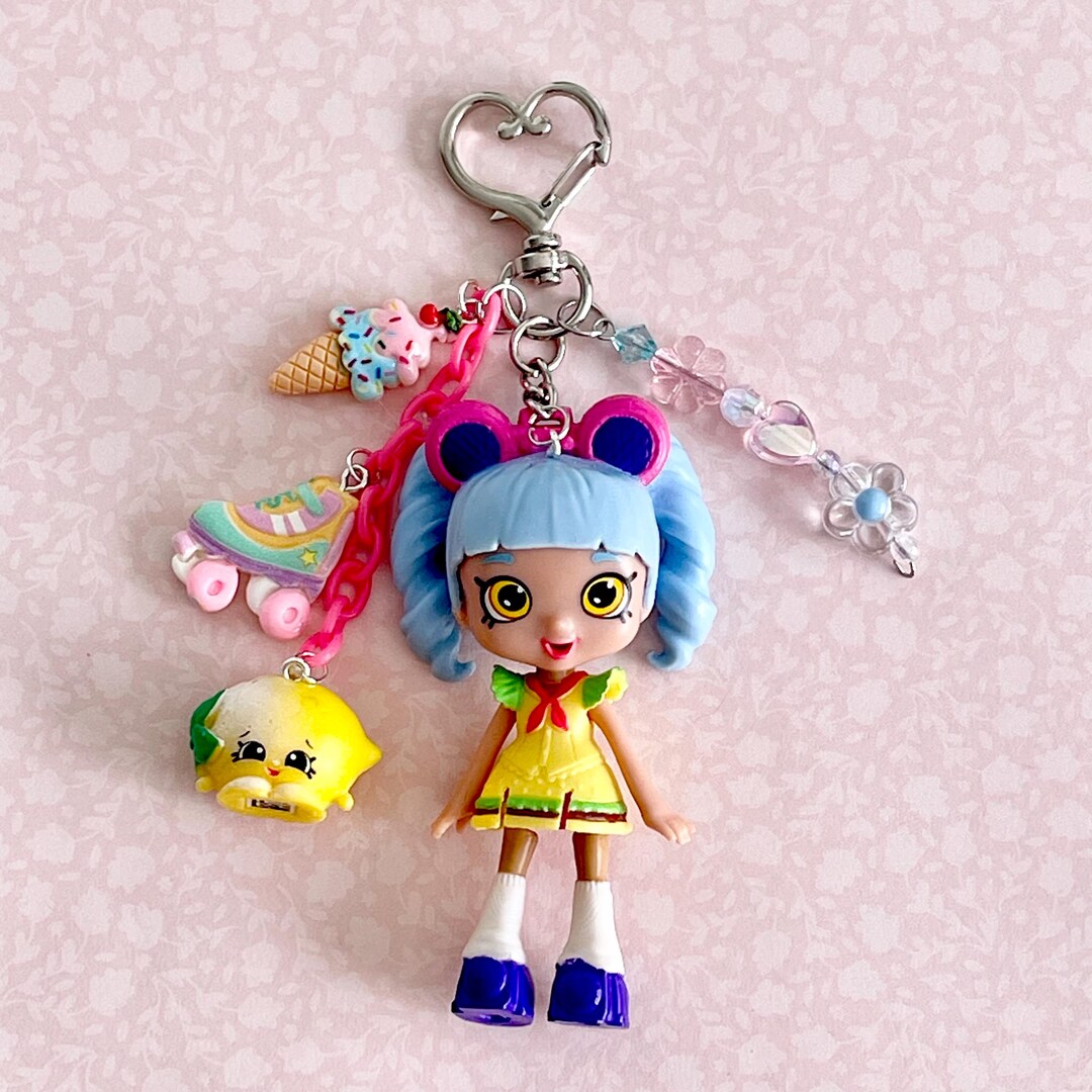 Cute Handmade Shoppies Doll Shopkins Bag Charm - Keychain Keyring ...