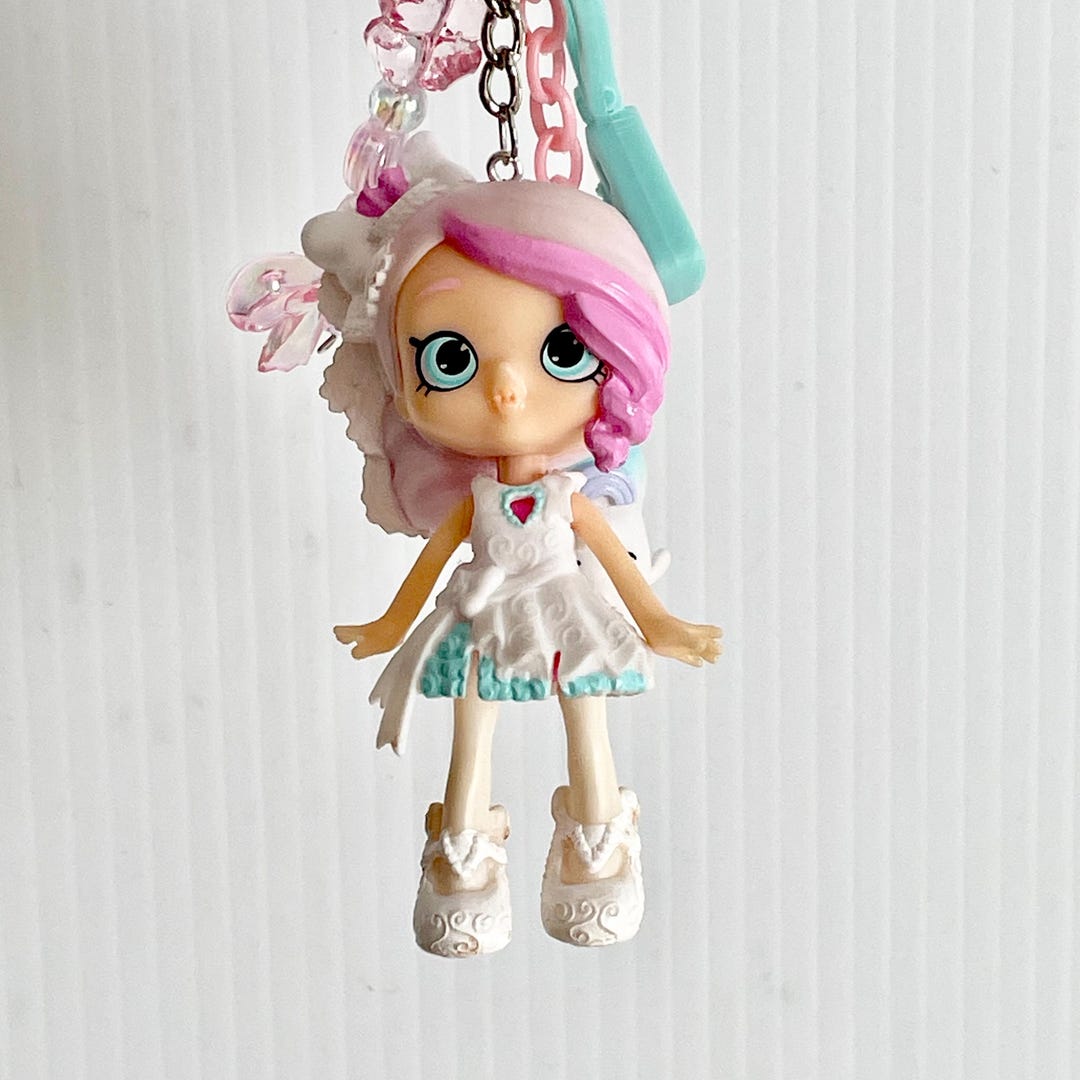 Cute Handmade Shoppies Doll Shopkins Bag Charm - Keychain Keyring ...