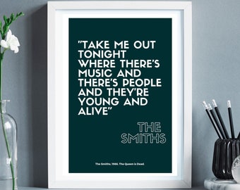 The Smiths Lyrics - Etsy