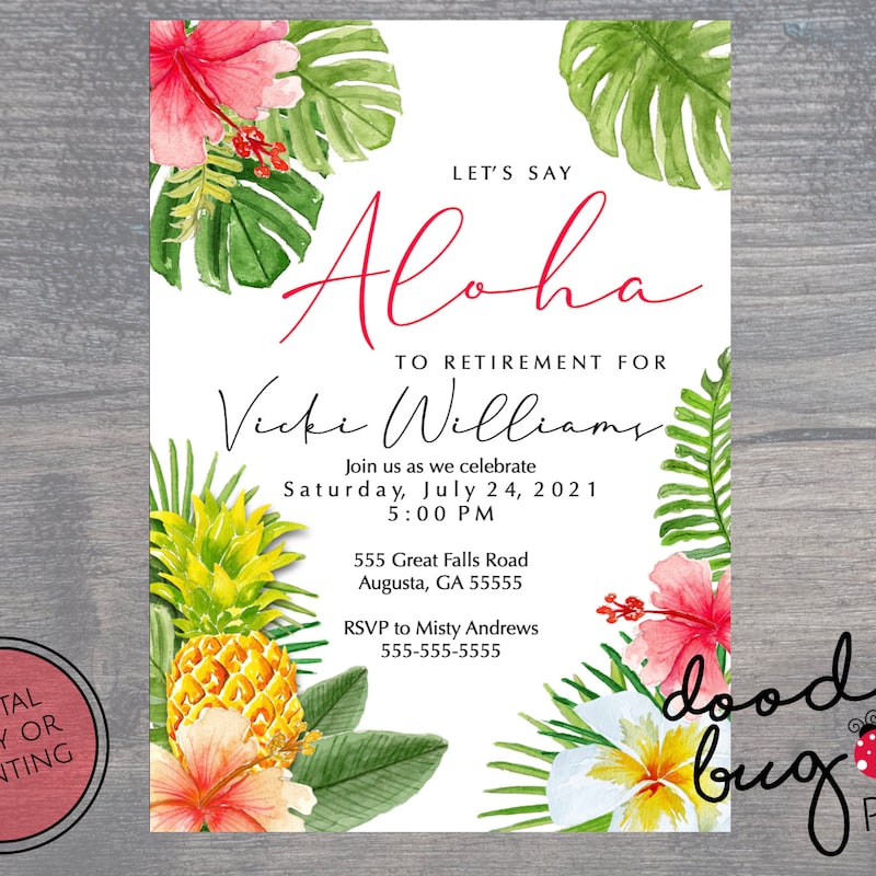 Aloha Theme Party - Etsy