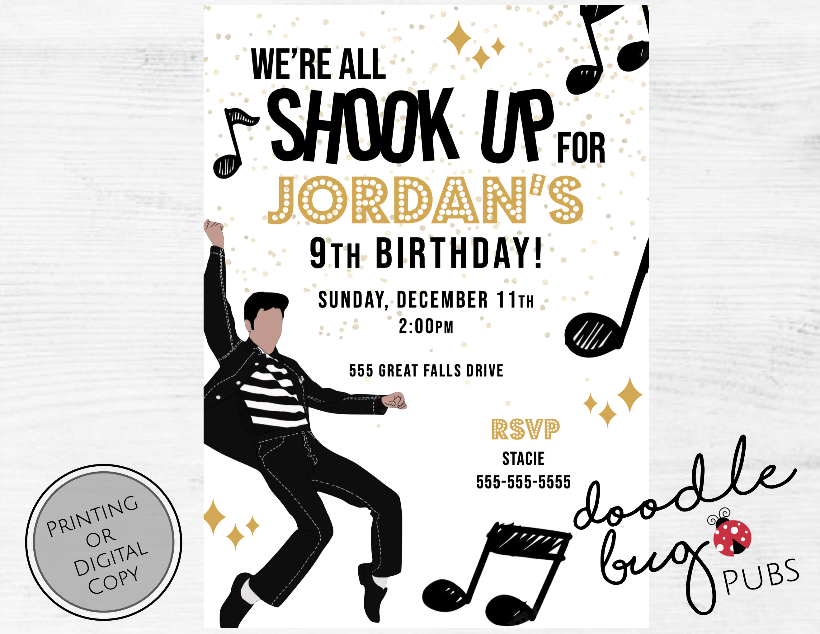 Elvis Themed Party Ideas Elvis Inspired 87th Birthday Party In