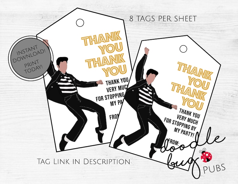 Elvis Birthday Party Invitation - Digital Copy or Prints Available - Etsy