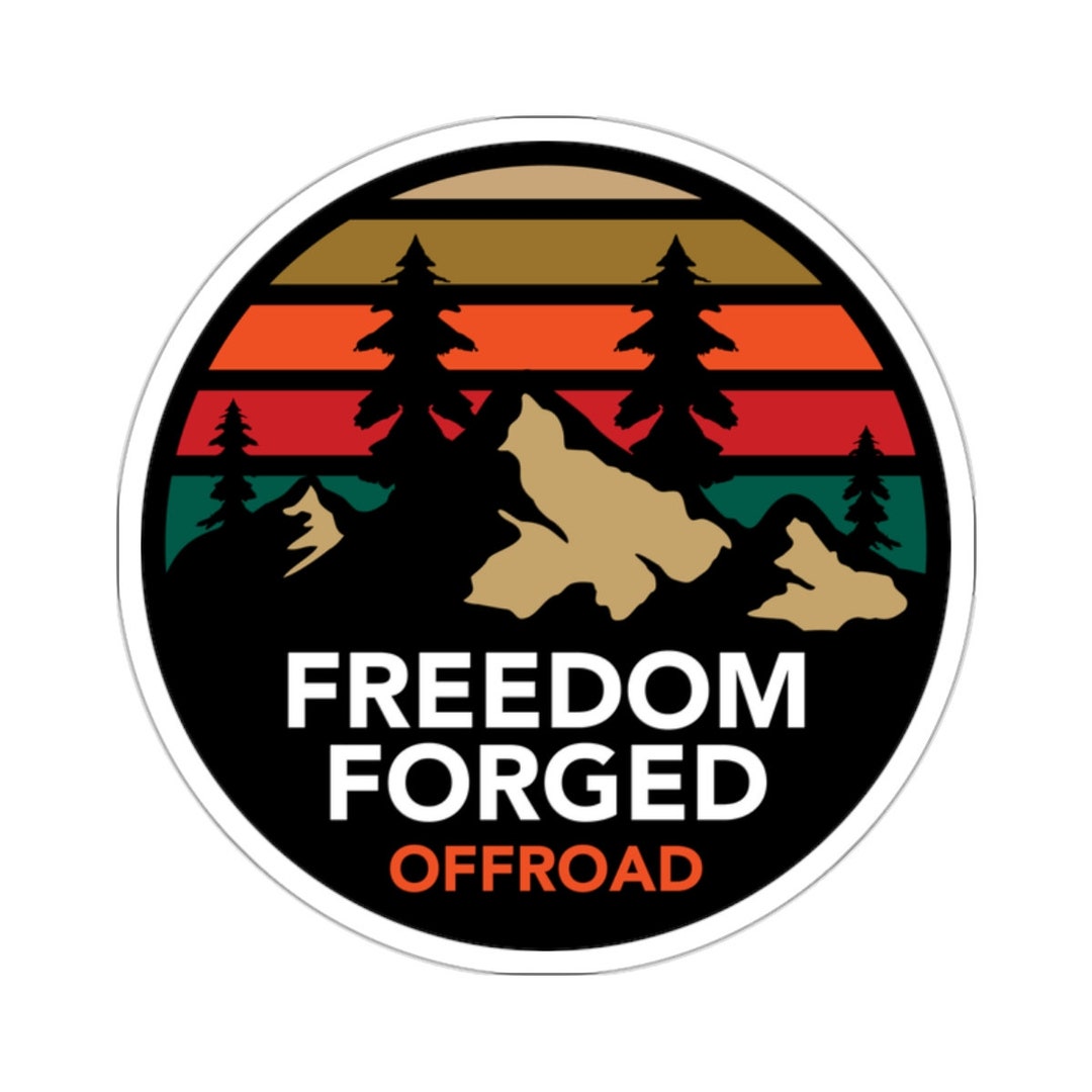 Freedom Forged heritage Die-cut Stickers - Etsy
