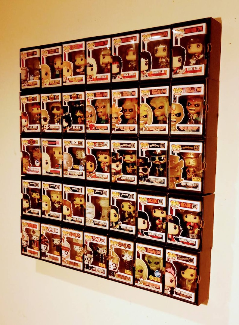 Funko Pop Display Kubbies TEN PACK! Black or White. Single Row! - Etsy