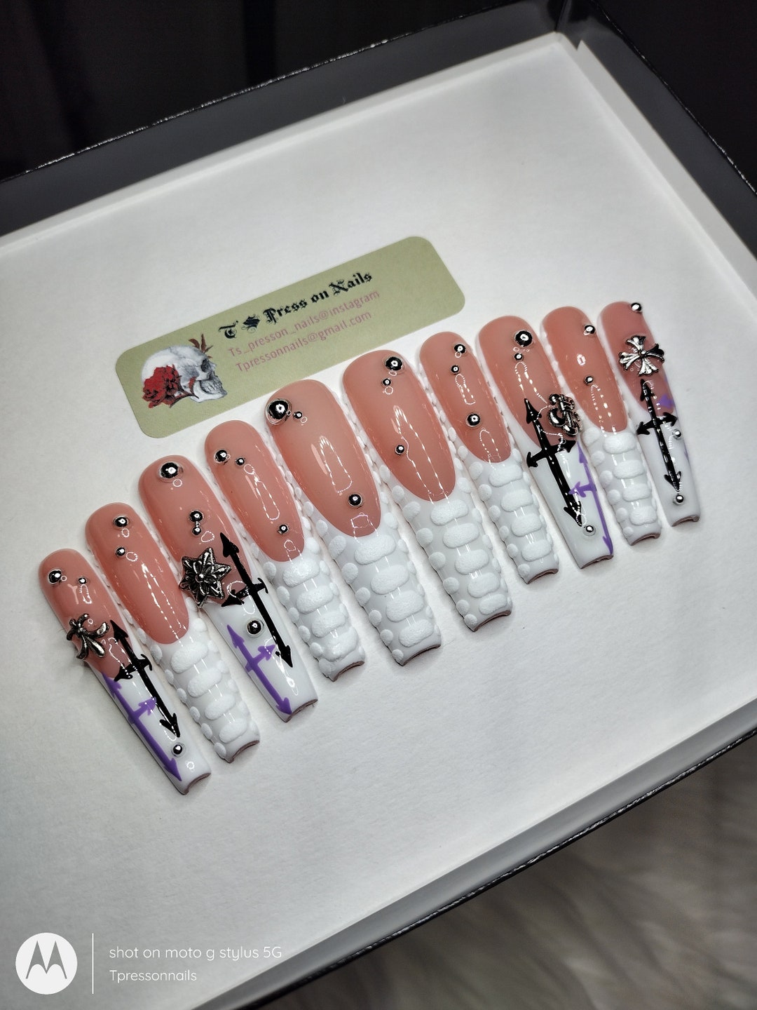 Xl/xxl/3xl/duck/read Details! White/3d Crock Print/cross/trendy Nails ...
