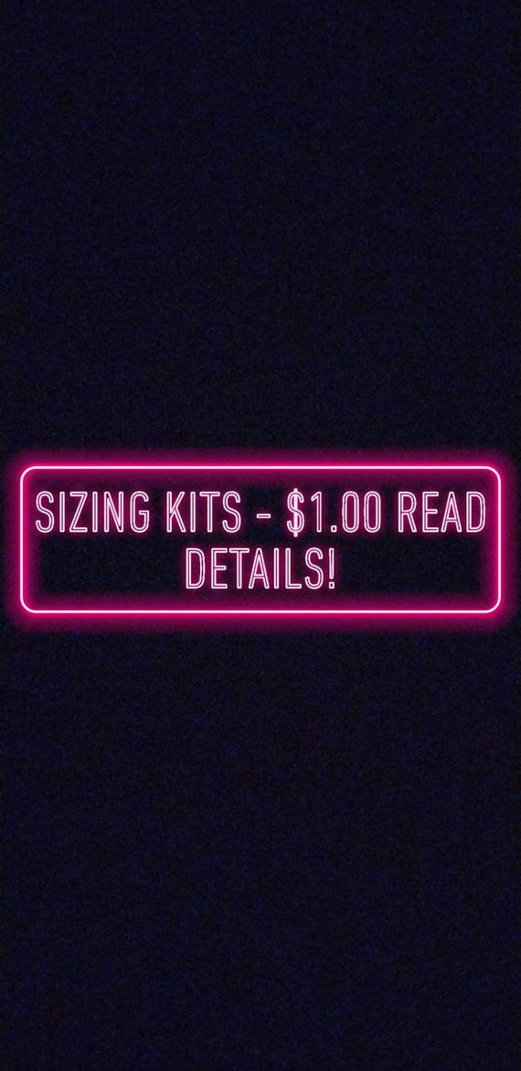 Sizing Kits/ Please Read Description Just Select Your Shape - Etsy