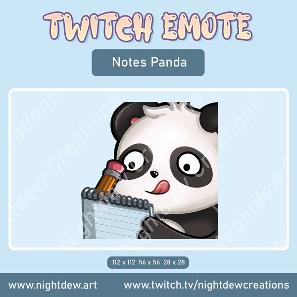 Taking Notes Twitch Emotes - Etsy