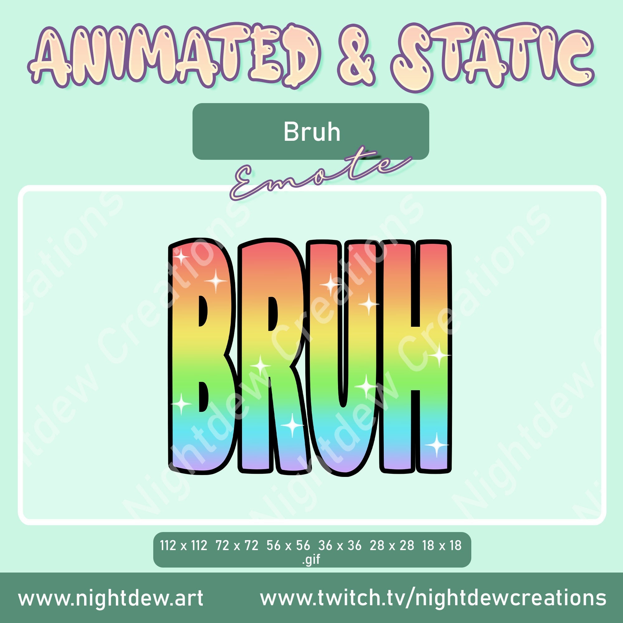 ANIMATED Bruh Emote Twitch Emote Youtube Emote Discord Emote Community ...