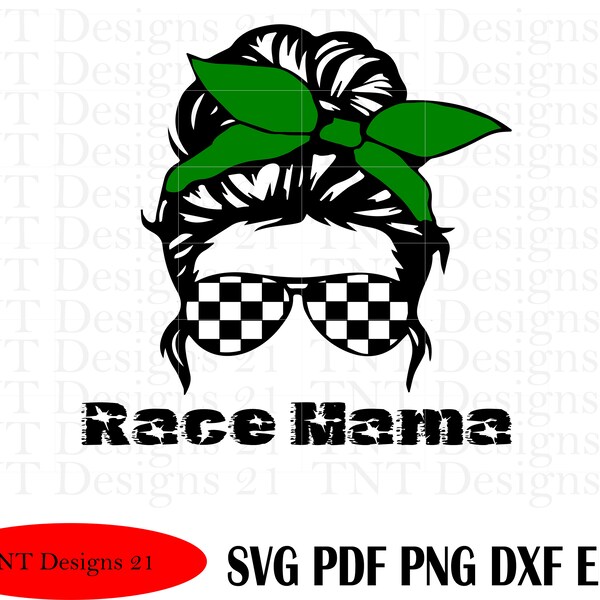 Checkered Mama Decal - Etsy