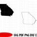 Georgia State Outline, Georgia, State of Georgia, State of GA SVG ...