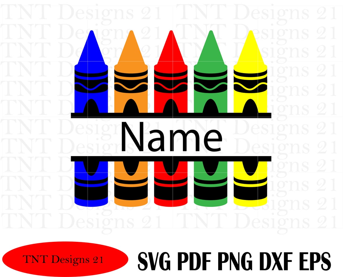 Crayons With Name, Teacher Svg, Back to School, Classroom Svg, Shirt ...