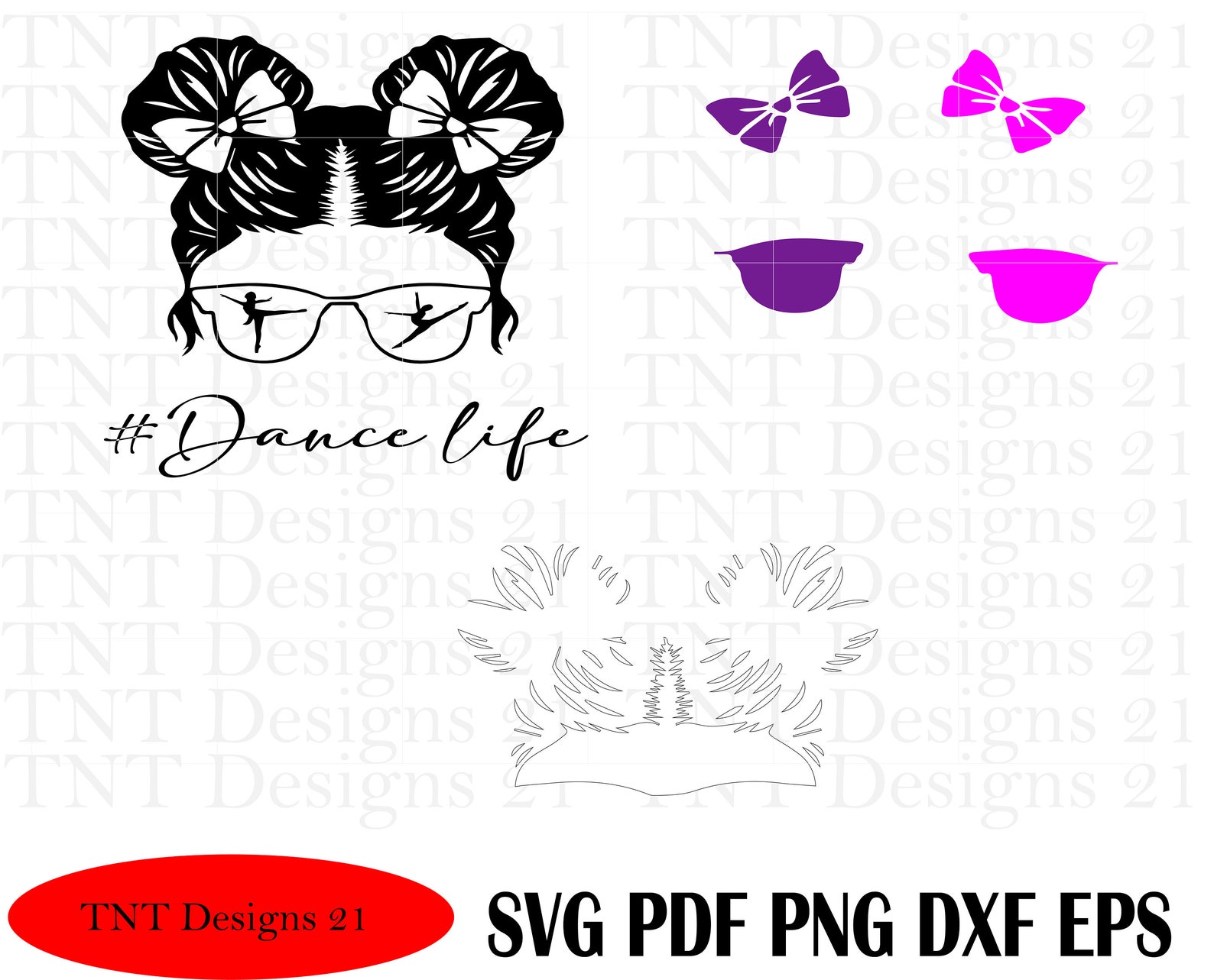 Messy Bun Dance Life Kid, Dance Svg, Dance Life Png, Dance Mom Svg ...