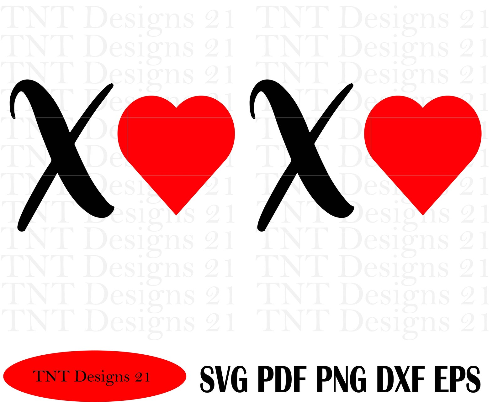XOXO Hearts Happy Valentine's Day Valentine, Heart, Kisses, Heart Svg ...