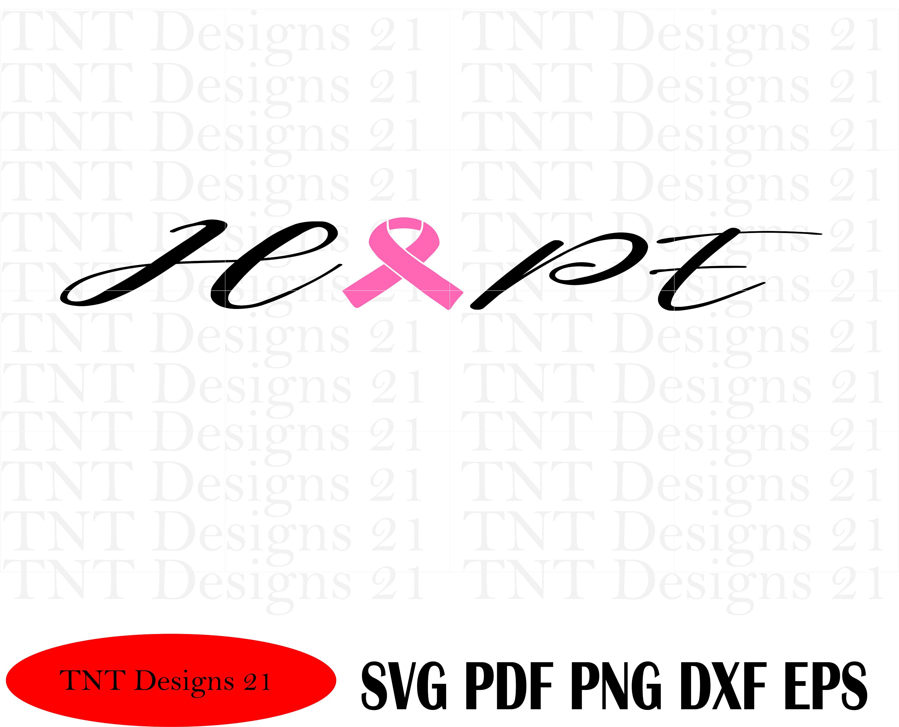 Hope Cancer Ribbon Cancer Awareness Svg Hope Svg Fight - Etsy