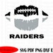 Football Lips Raiders, Raiders Svg, Sublimation, Football Svg Png, Las ...